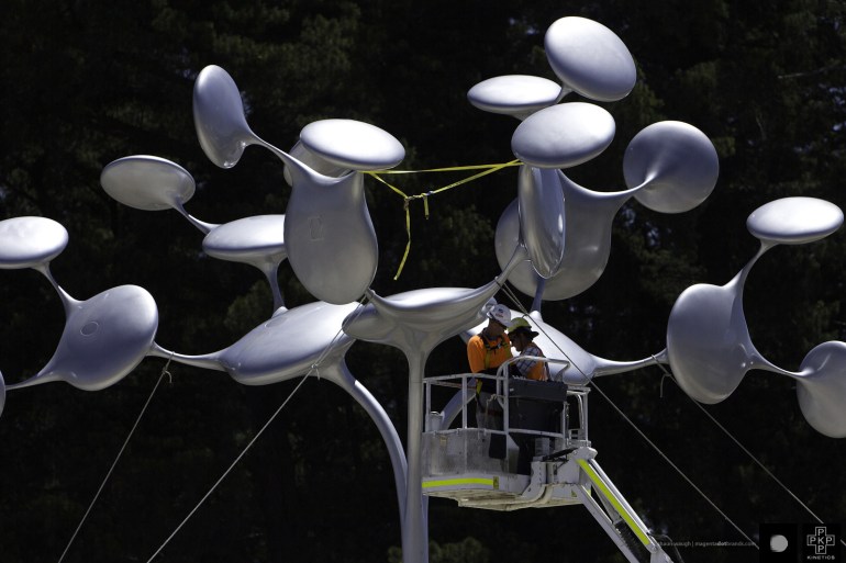 Tree of Life kinetic sculpture installation | MagentaDot Brands