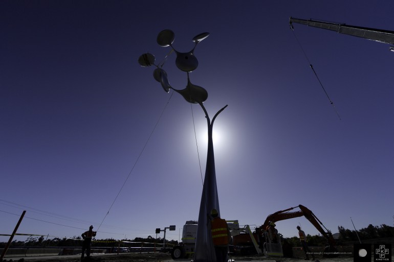 Tree of Life kinetic sculpture installation | MagentaDot Brands